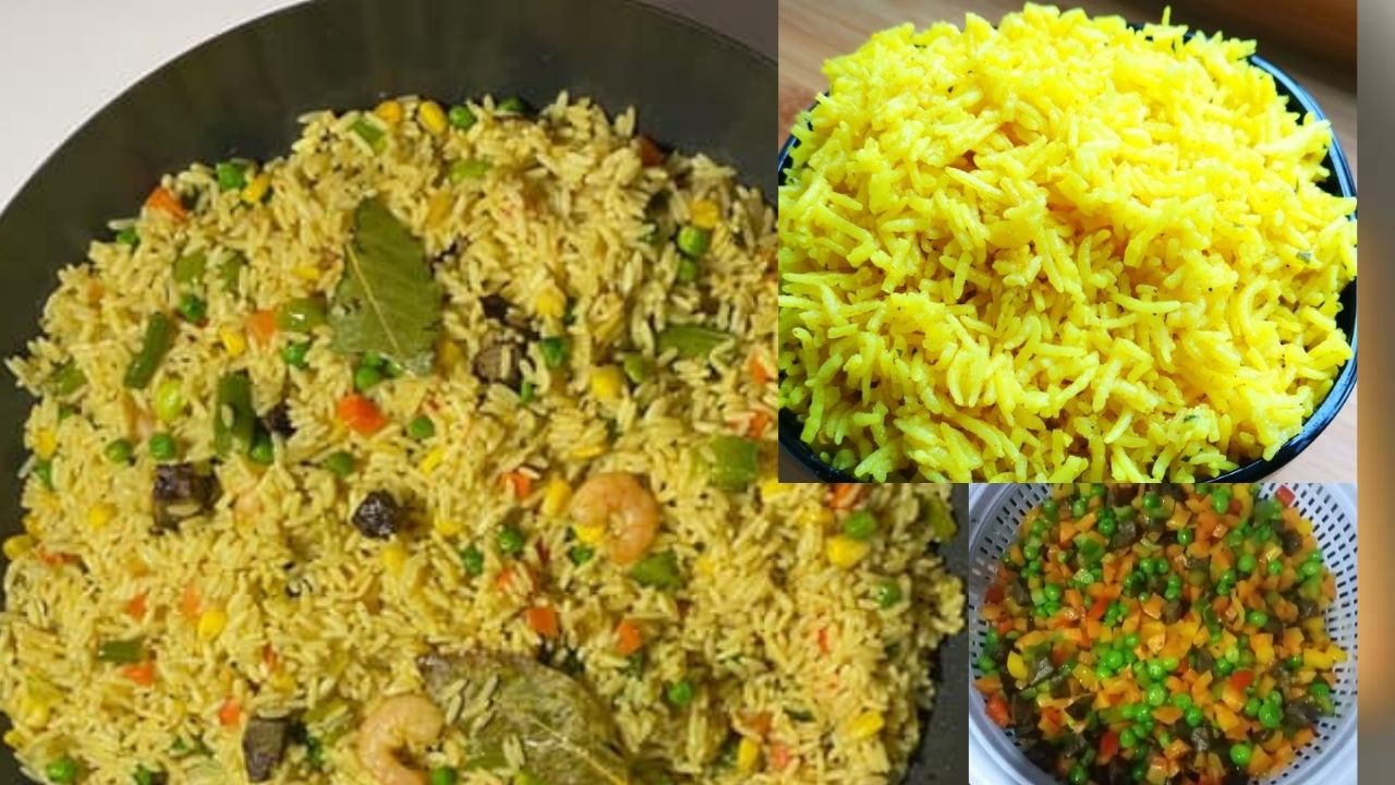 How To Cook Simple Party Fried Rice - My Family Pride