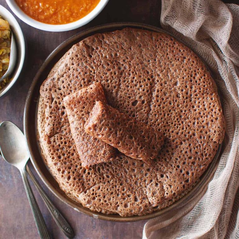 Authentic Ethiopian Teff Injera Recipe - My Family Pride